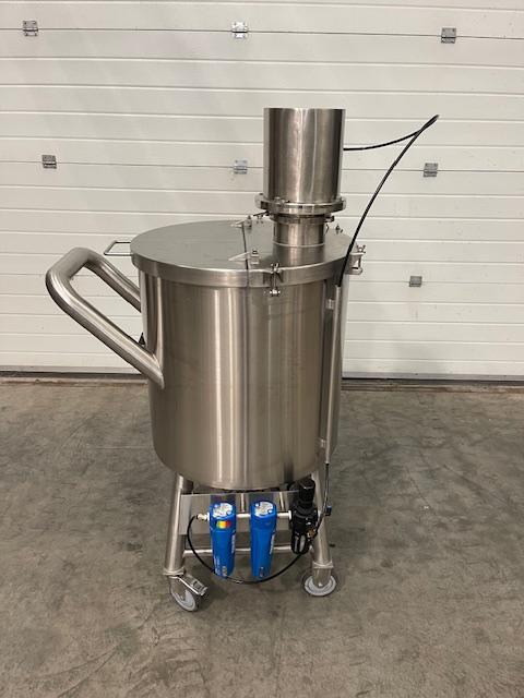 Novatech :: Stock Ref 4495 225Ltr mobile mixing vessel | Mobile Vessels