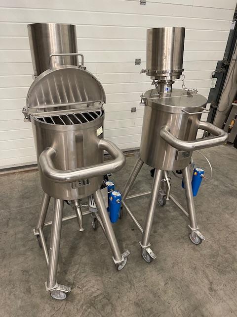 Novatech :: Stock Ref 4491 95Ltr mobile mixing vessel | Mobile Vessels