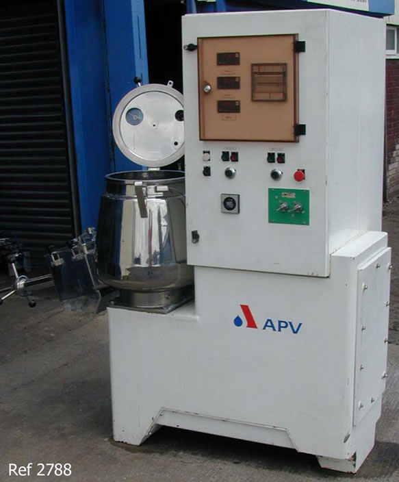 Novatech :: Stock Ref 2788 - APV lab/development size mixer-granulator ...