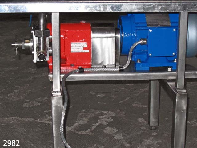 Novatech :: SSP stainless steel rotary lobe pump type 100ND - Stock Ref ...